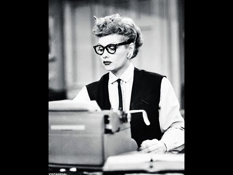 "Lucy Writes a Novel"-I Love Lucy - The Writings of AjTony Perkins